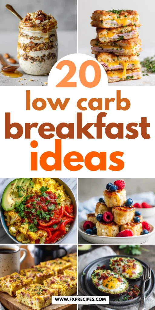 20 Healthy Low Carb Breakfast Ideas for Families on the Go - FXP Recipes